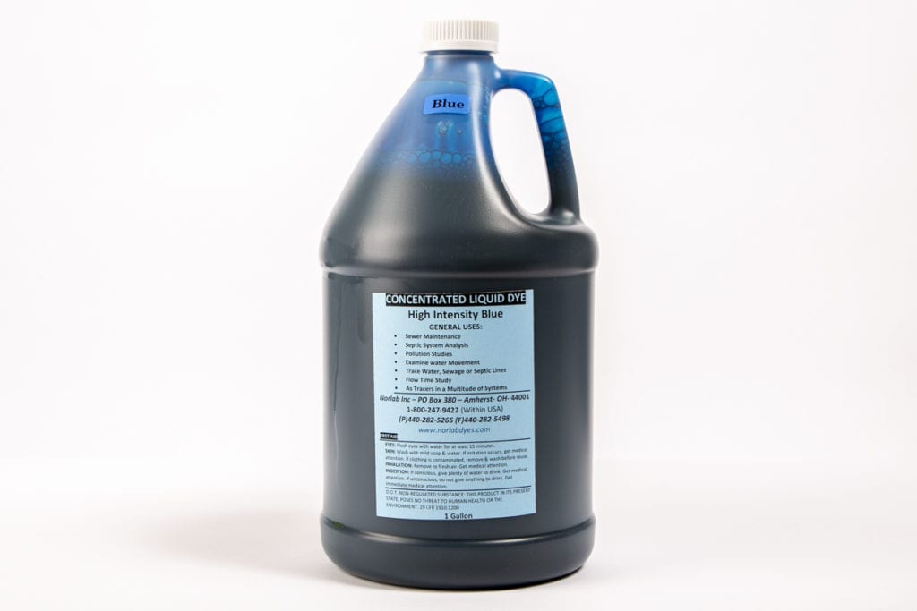 Concentrated Liquid Dye | Norlab Tracing Dyes | Leak Detection