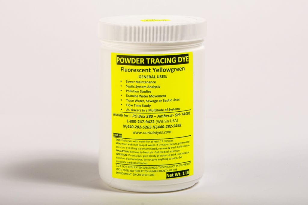 Dry Powder | Norlab Tracing Dyes | Leak Detection