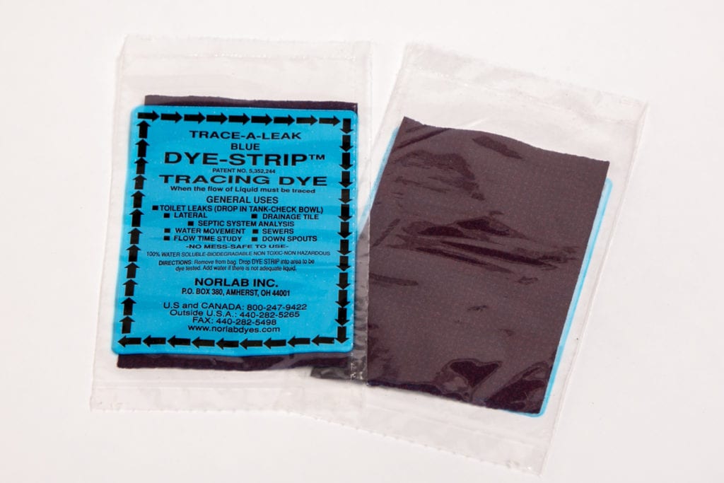 Dye Strip | Norlab Tracing Dyes | Leak Detection