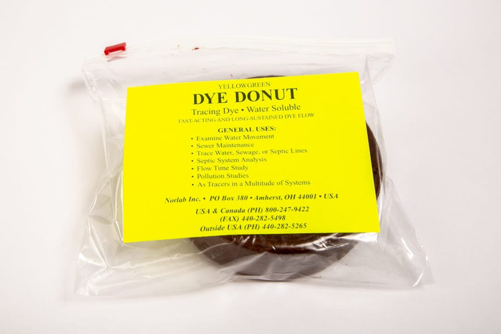 Dye Donut | Norlab Tracing Dyes | Leak Detection